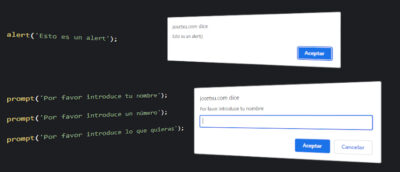 Funciones básicas en Javascript: alert() y prompt – Josetxu.com