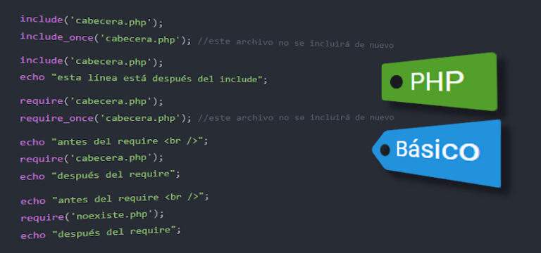 Funciones básicas en PHP: include() y require() – Josetxu.com Funciones básicas en PHP: include() y require() – Josetxu.com